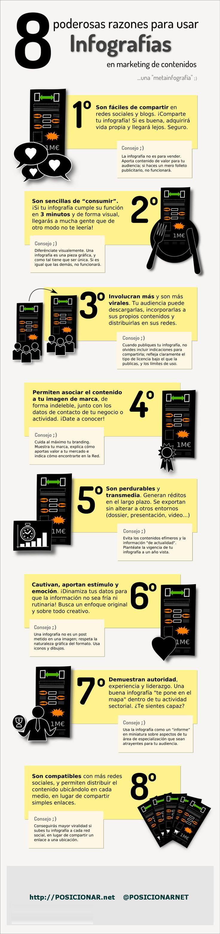 Razones por las cuales es conveniente usar INFOGRAFÍAS